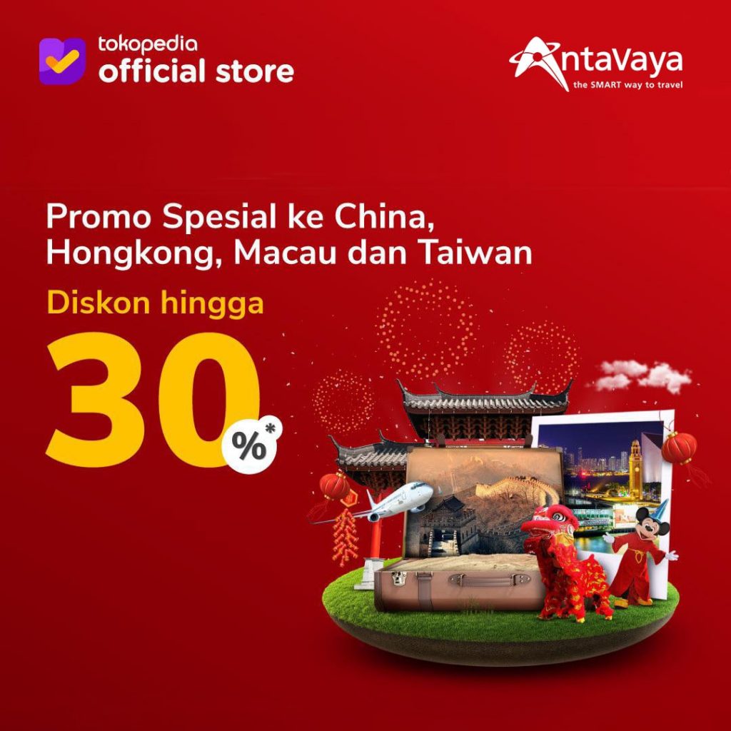 Promo Imlek AntaVaya via Tokopedia - Blog Antavaya